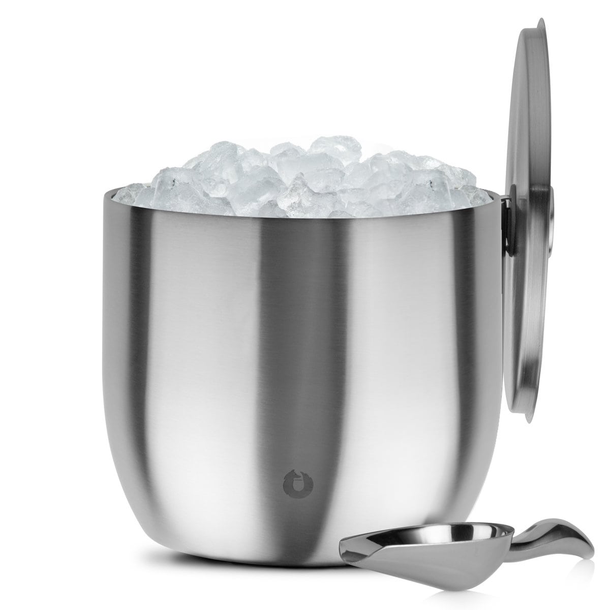 Extra Large Ice Bucket with Lid and Ice Scoop, Steel – AwearMarket