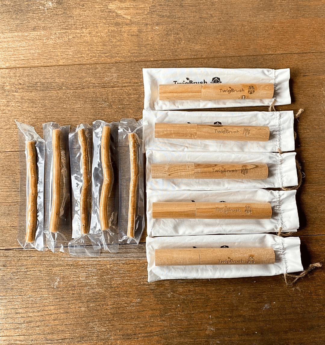 5pcs TwigBrush With Holder and Pouch – AwearMarket